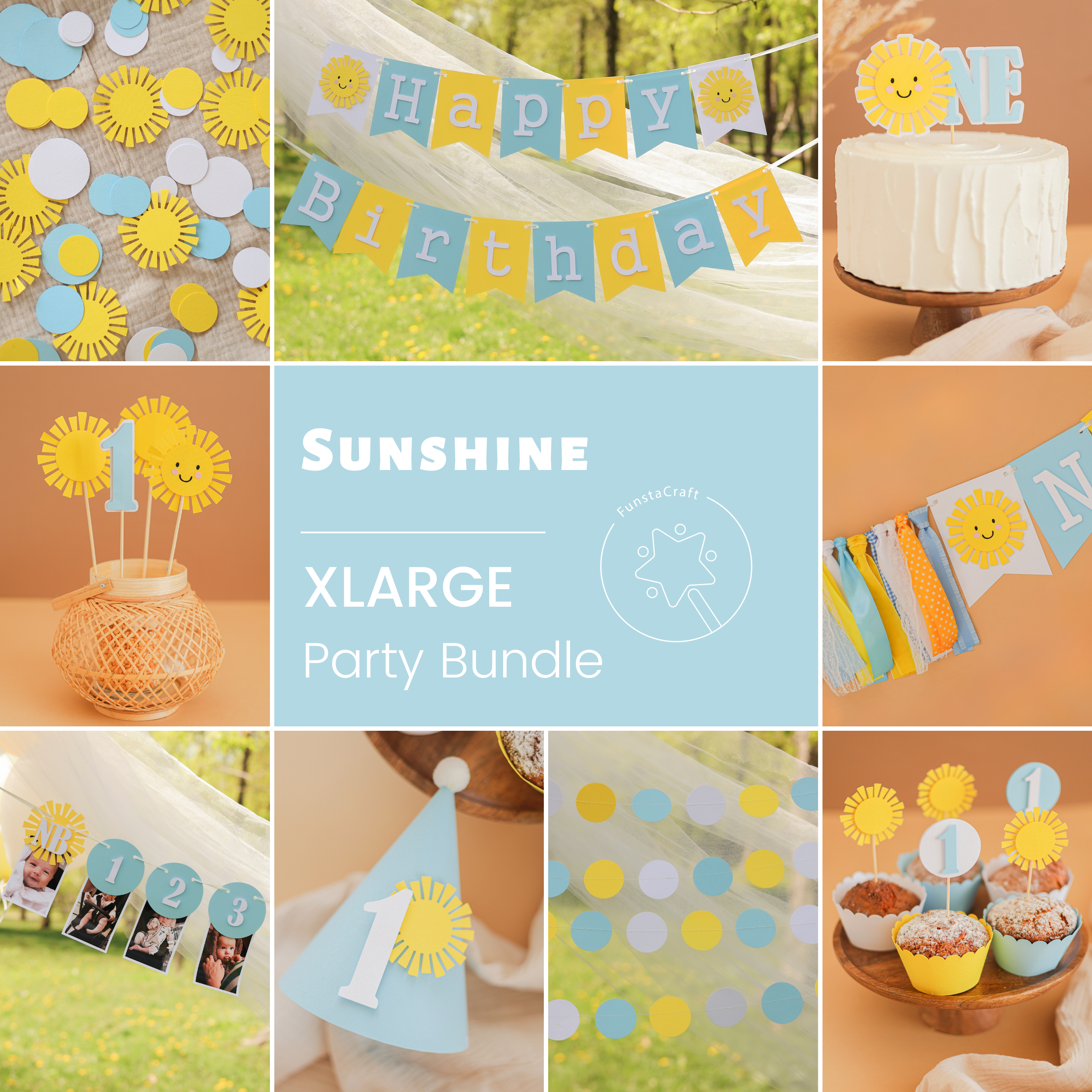 Boy Sunshine Birthday Bundle for a Radiant Celebration