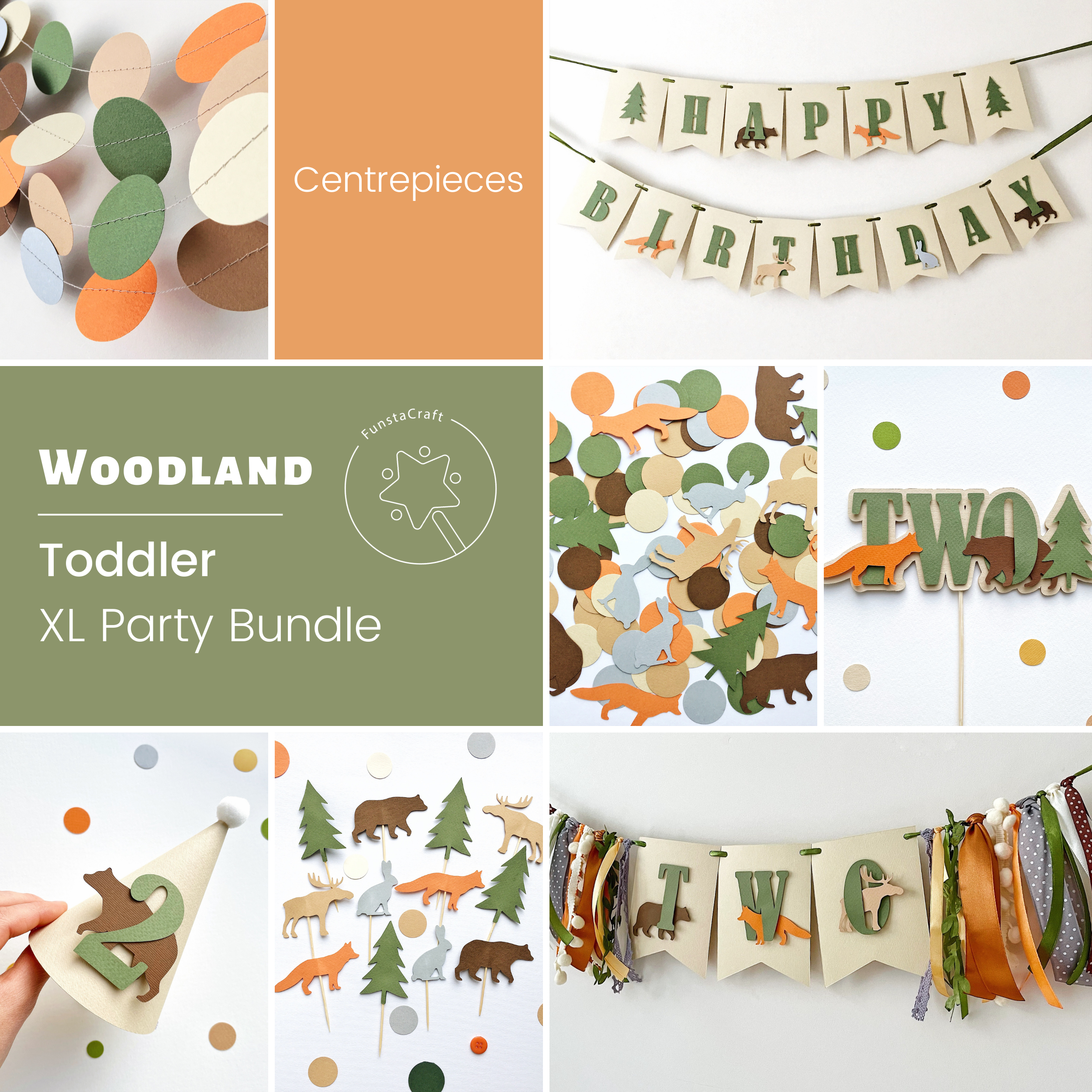 Woodland 2+ Years Party Bundle - Enchanting Forest Fun
