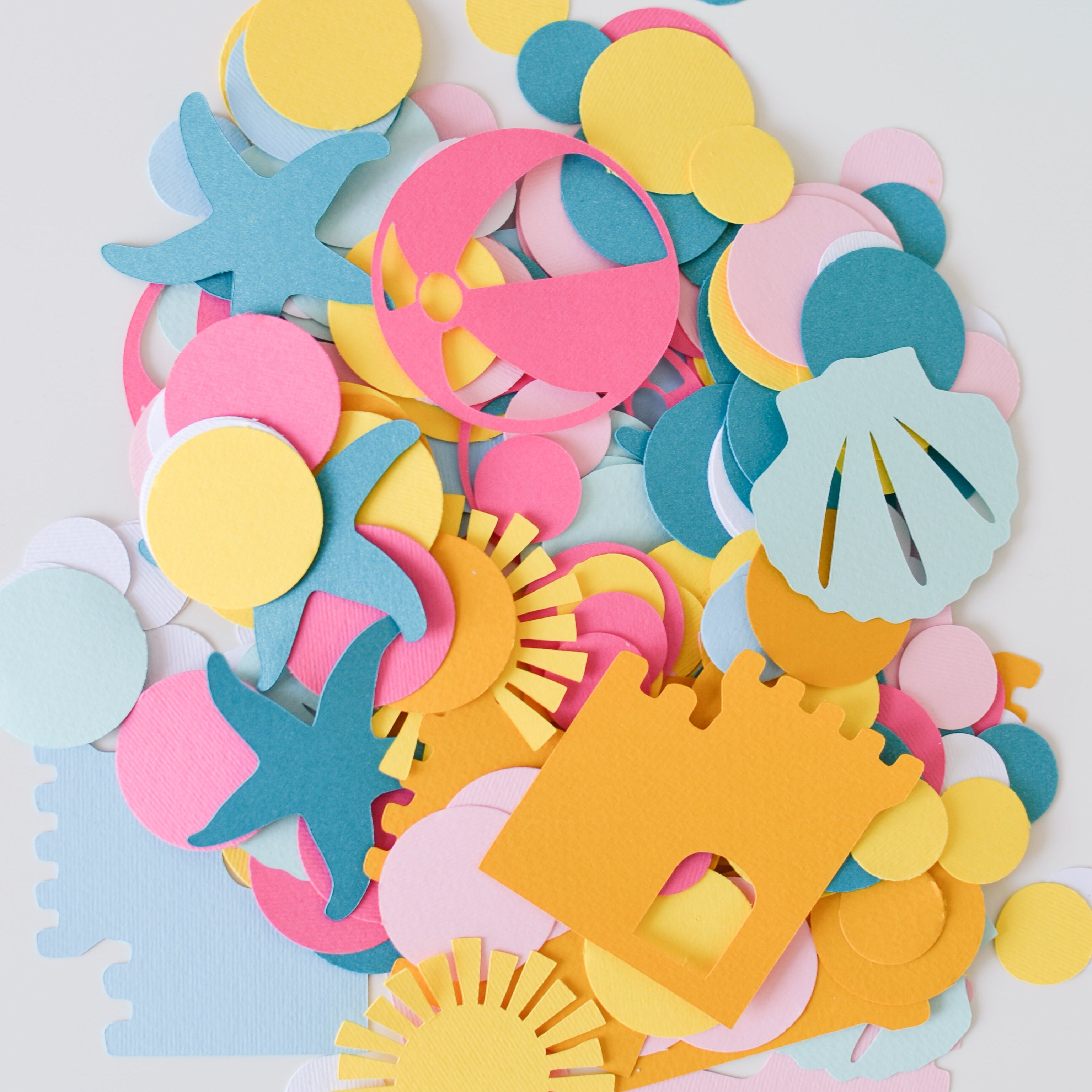 Beach Confetti Beach First Birthday Beach Ball Baby Shower Decorations ...