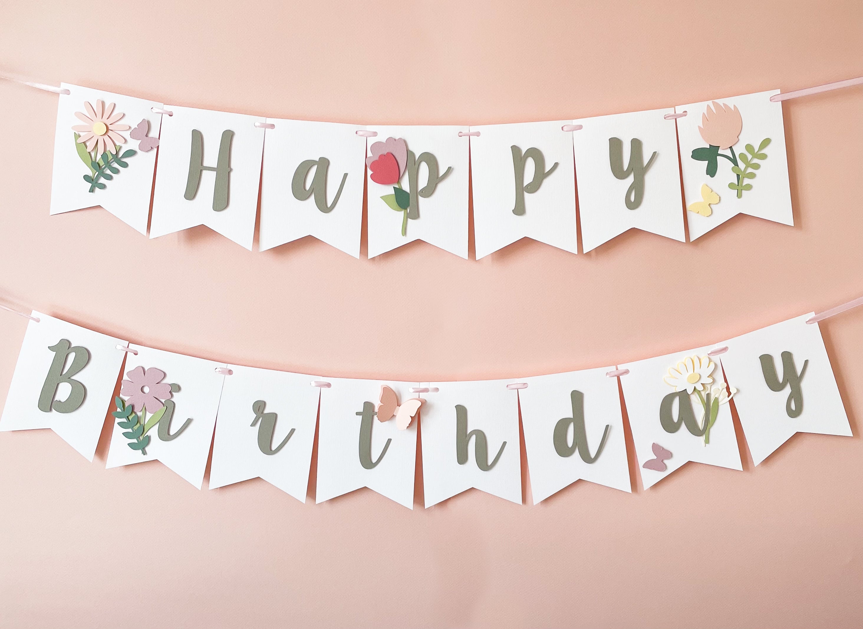 Wildflower First Birthday Banner Wildflower Themed First Birthday Party ...