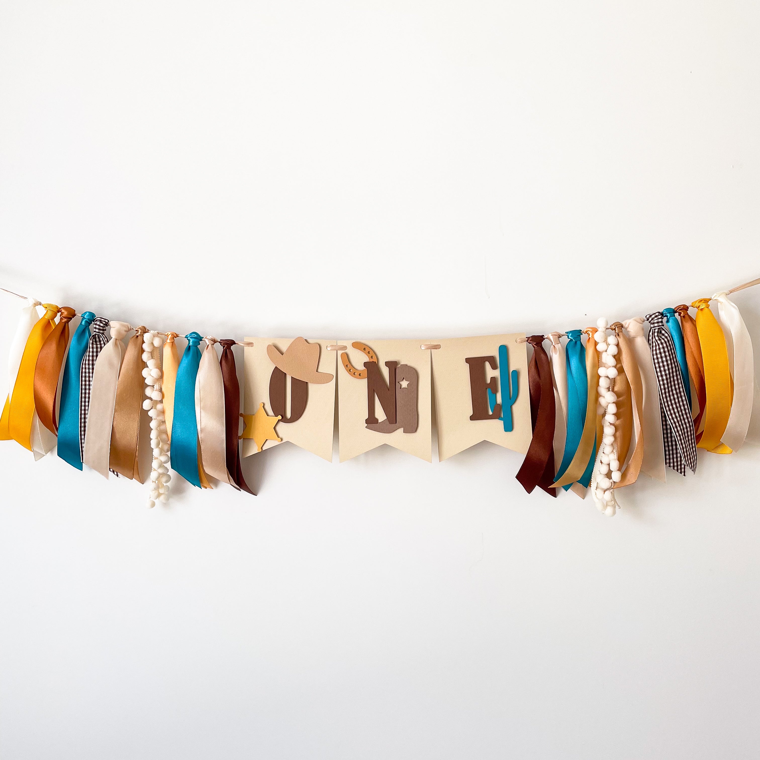 Cowboy Rodeo Highchair Banner Cowboy Themed 1st Birthday Party ...