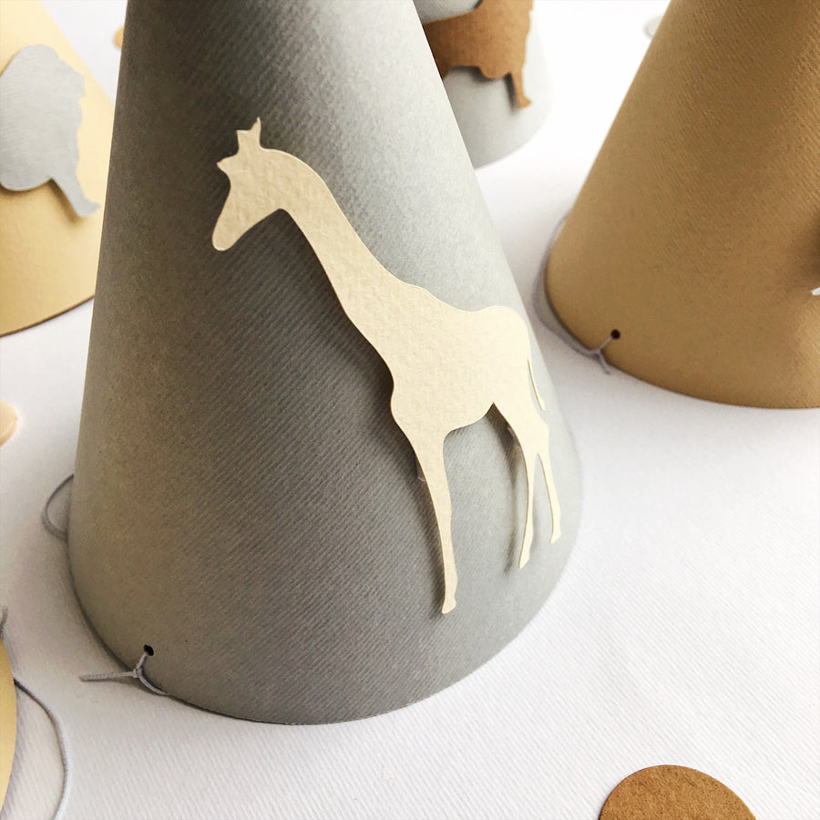 Safari Party Hats Jungle Birthday Decorations Zoo Theme Birthday