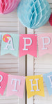 Beach Ball First Birthday Banner Beach Ball Themed Birthday