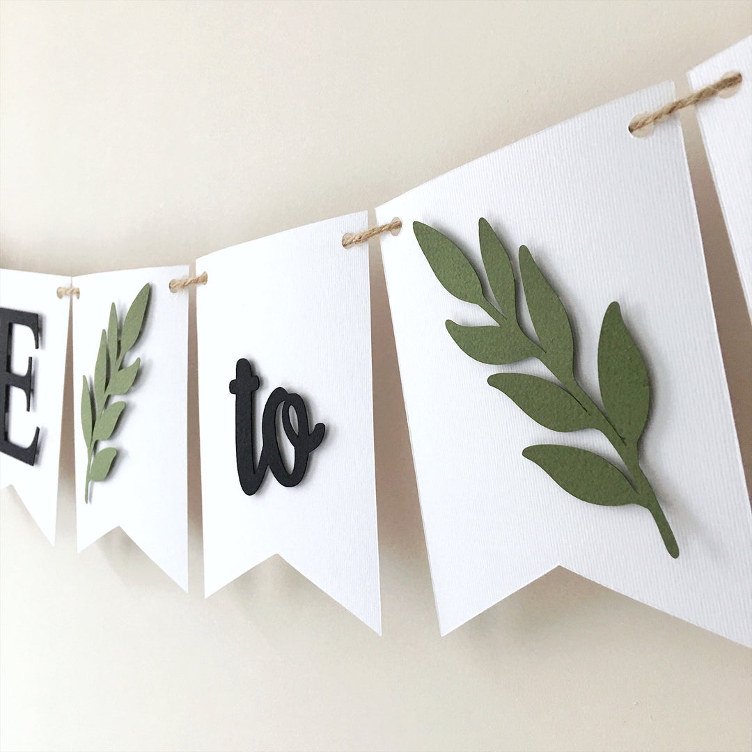 Bride To Be Greenery Banner Engagement Party Decor Bridal Shower Party ...