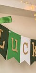Lucky One First Birthday Banner St.Patric's Themed Birthday Shamrock theme