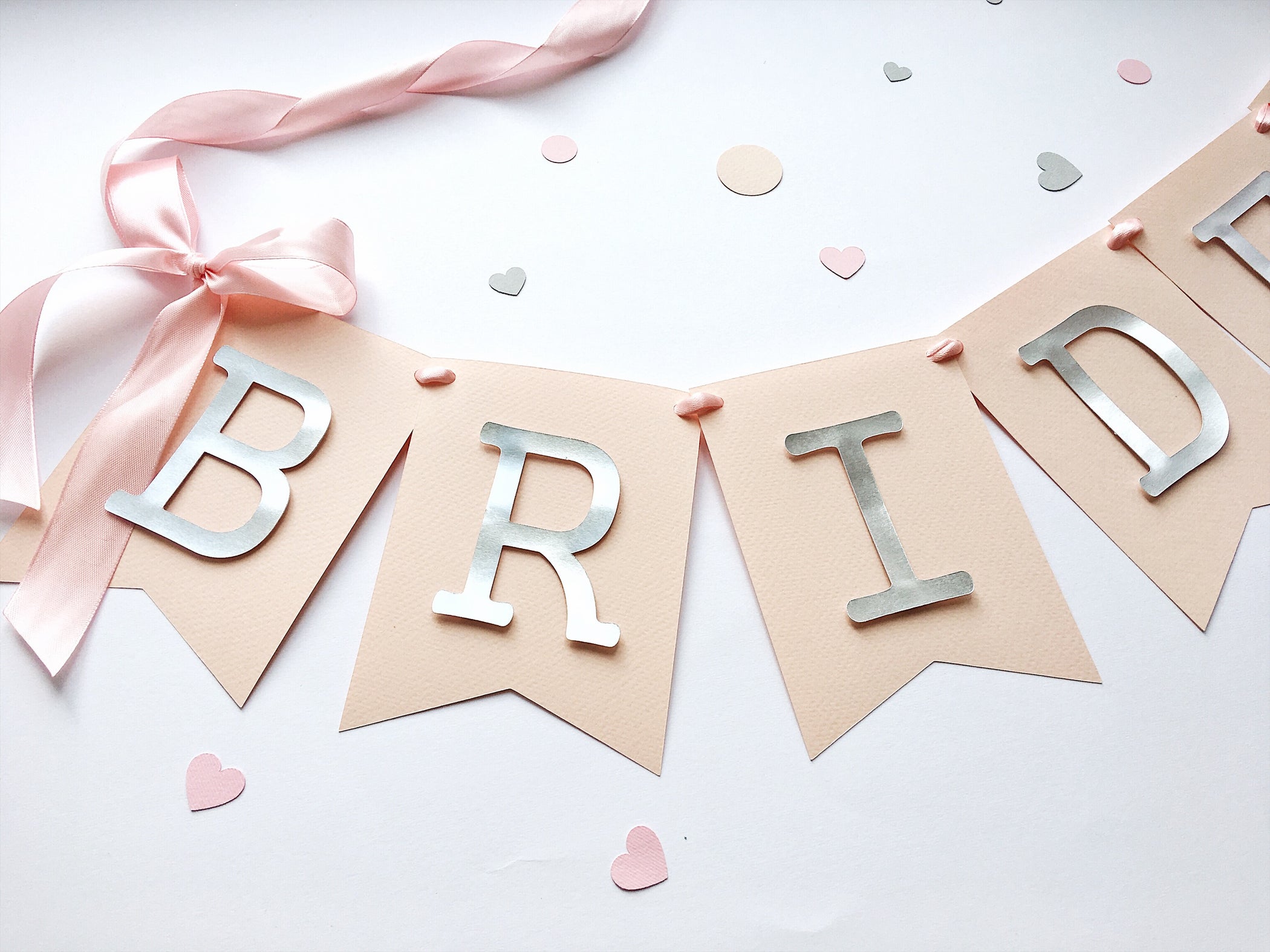 Bride To Be Blush Banner Engagement Party Decor Bridal