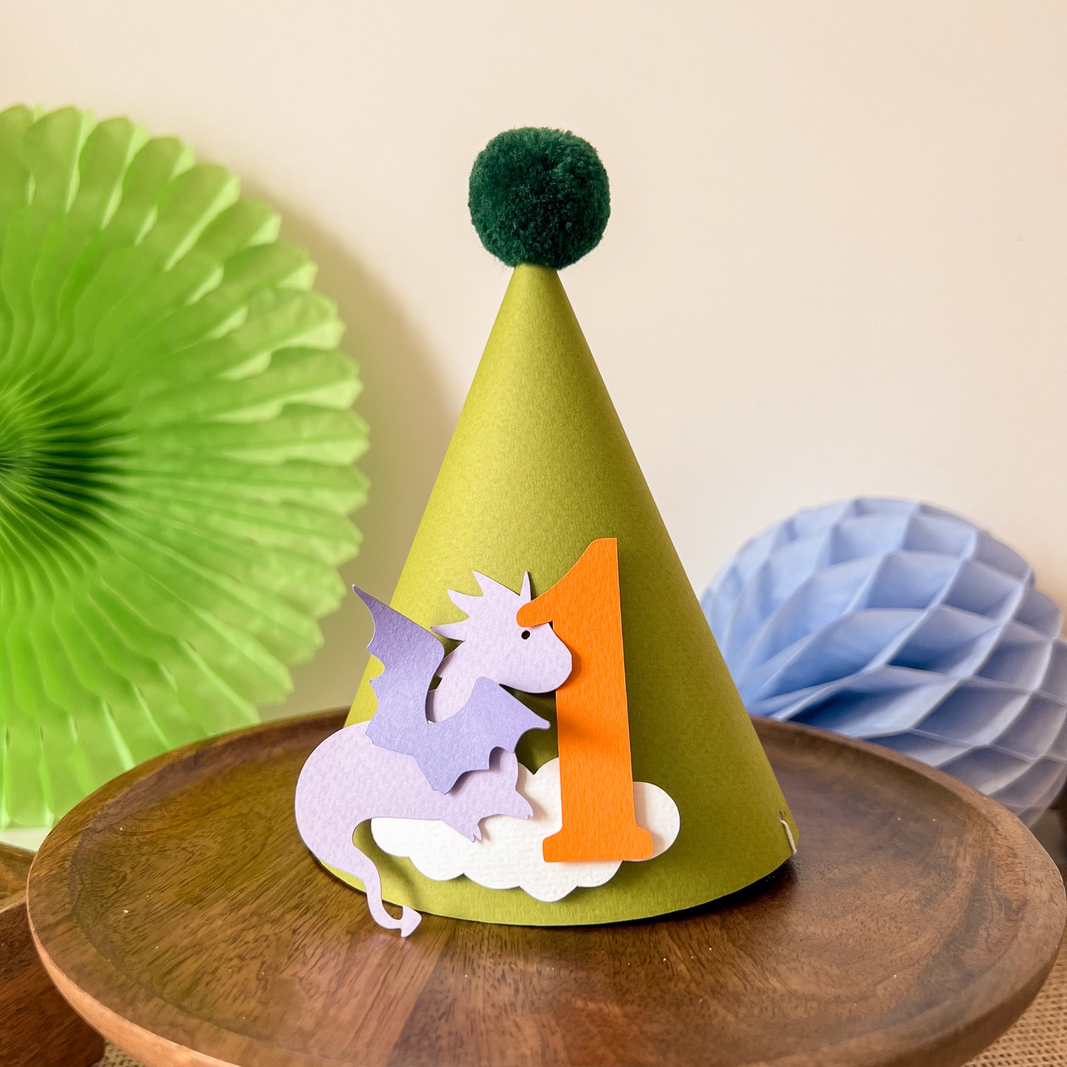 Dragon Party Hat Mythical Creatures Fairy Tale Birthday