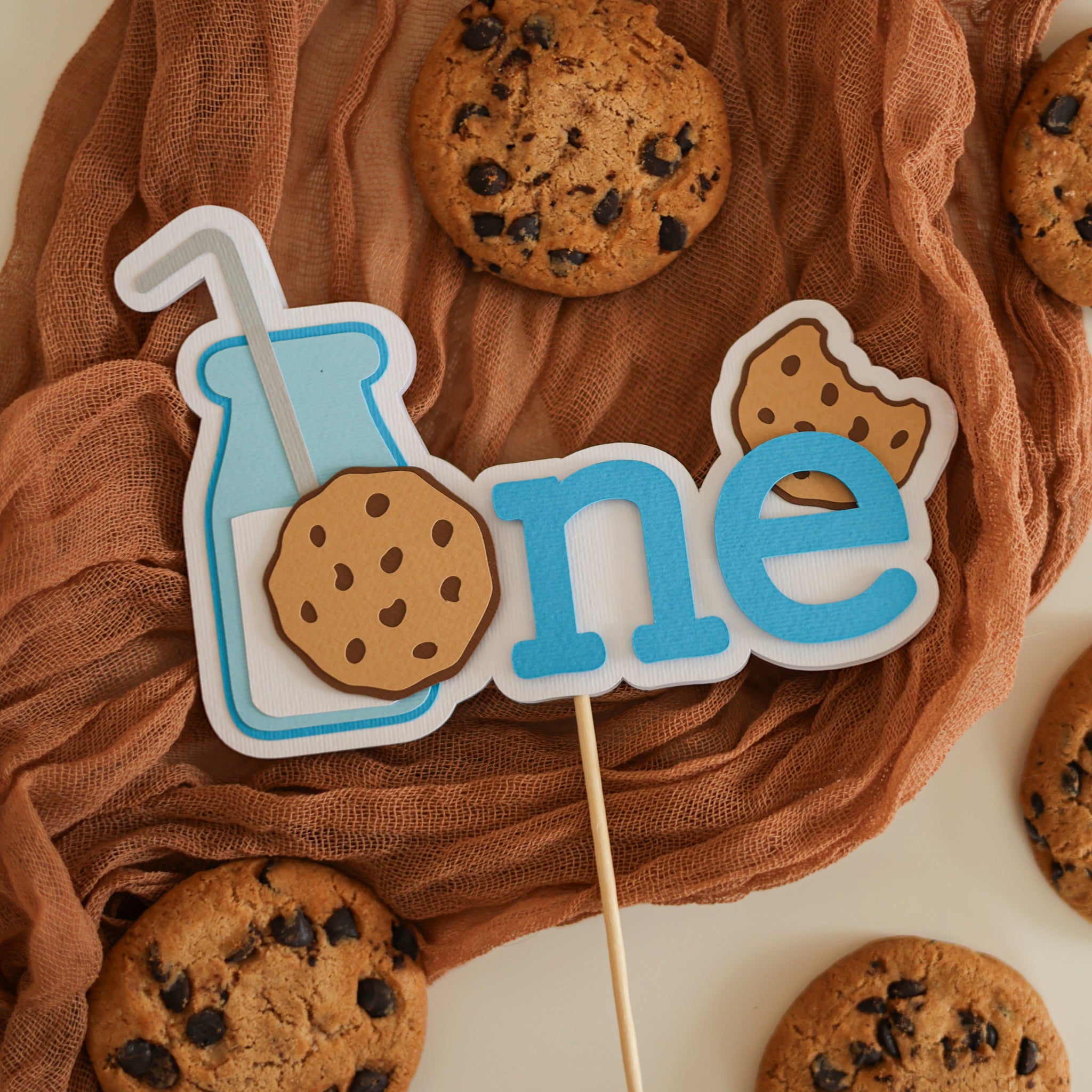 Milk Cookies Cake Topper: Sweeten the Celebration!