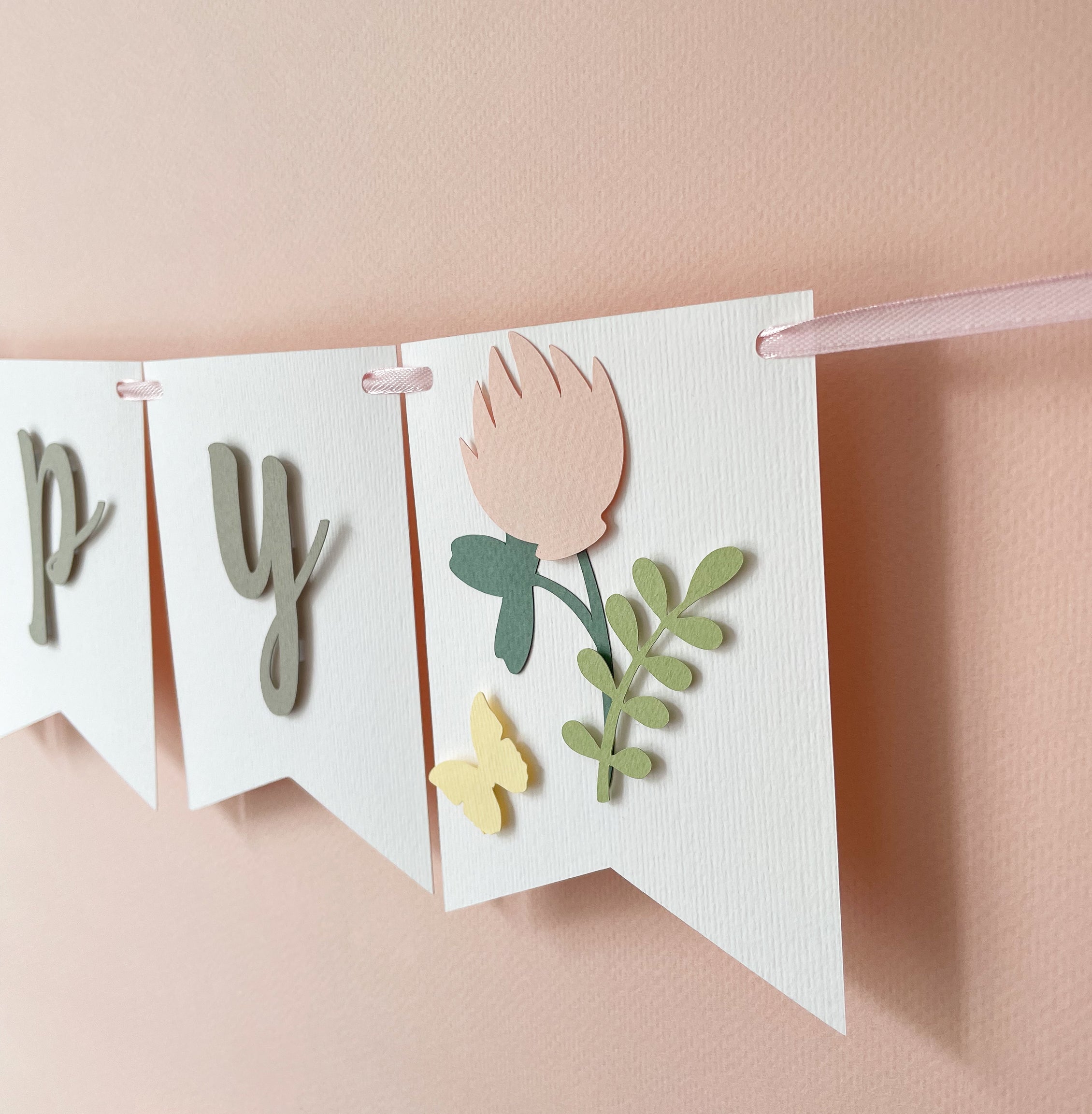 Wildflower First Birthday Banner Wildflower Themed First Birthday Party ...
