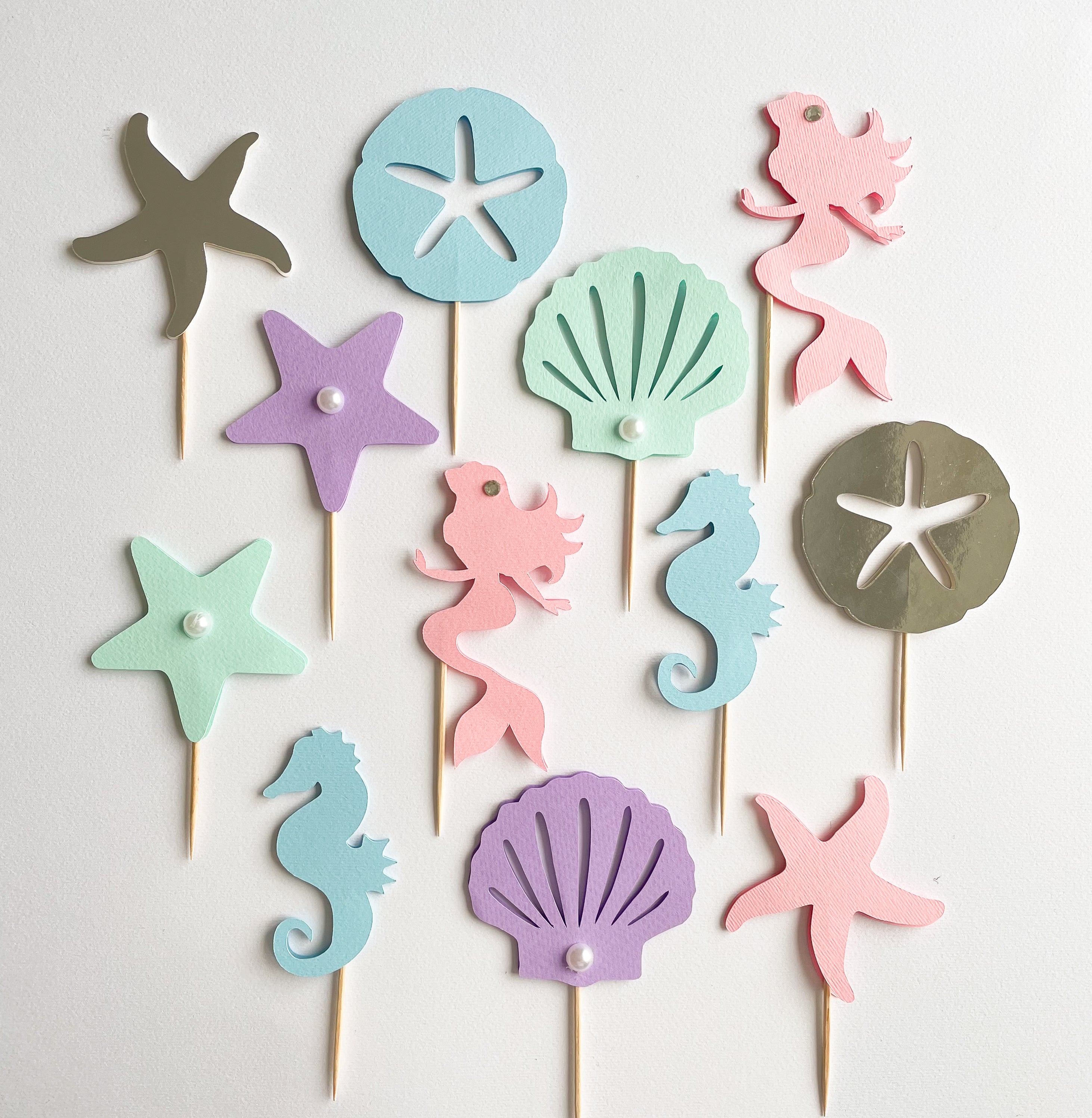 Mermaid Tail Cupcake Toppers Printable Plan The Perfect Mermaid