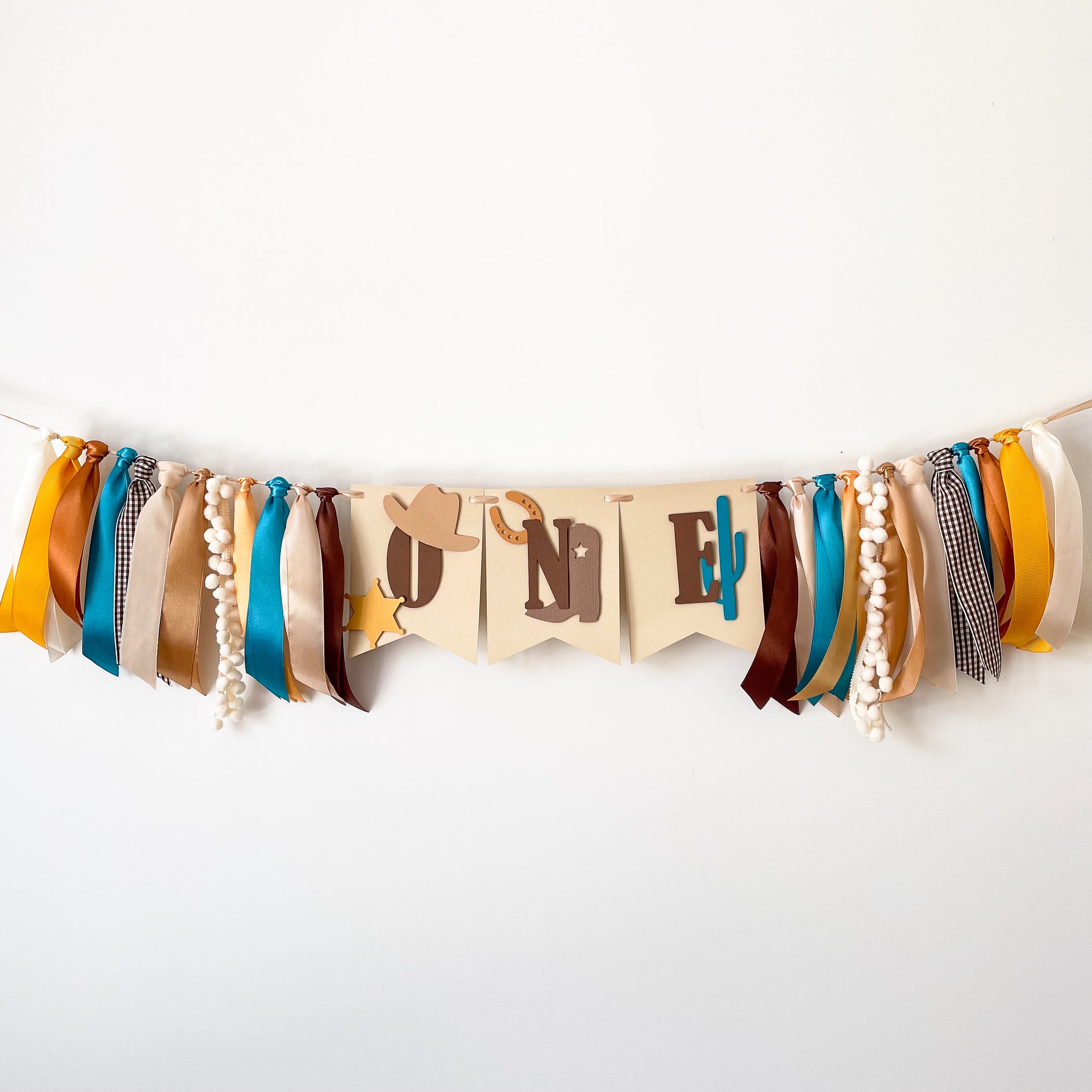 Cowboy Rodeo Highchair Banner Cowboy Themed 1st Birthday Party ...