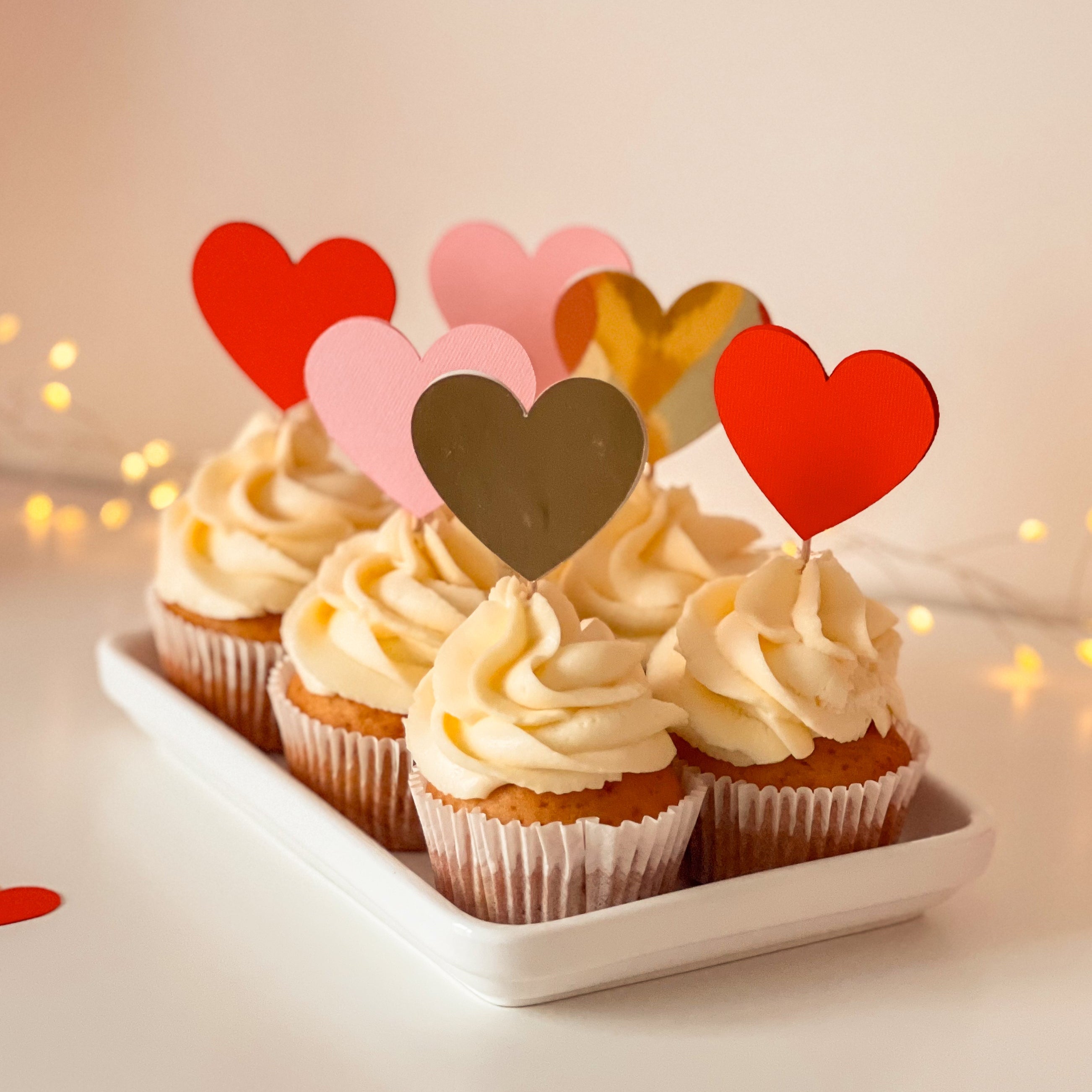 Valentines Cupcake Toppers Sweetheart 1st Birthday Our Little ...