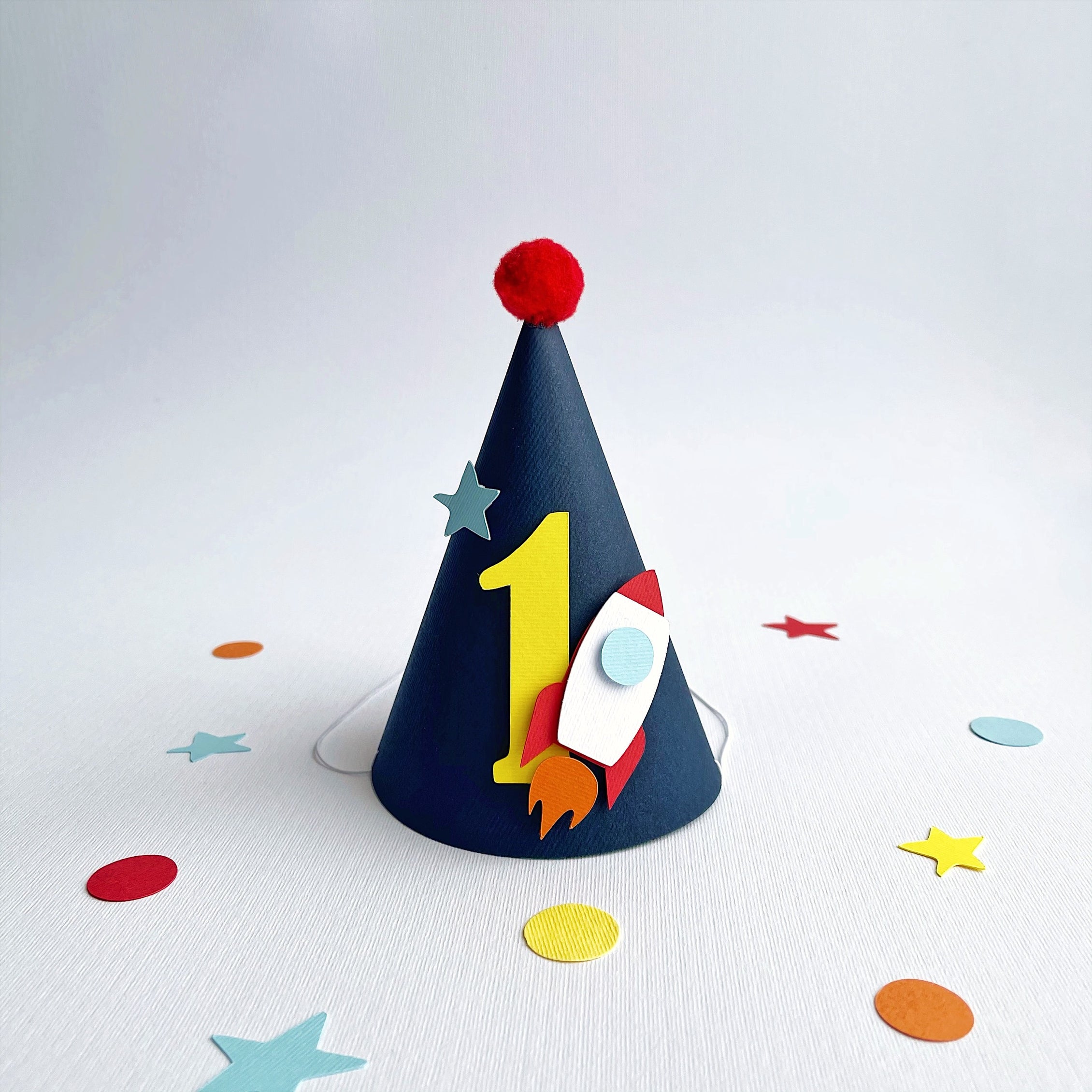 Galactic Glamour: Space Party Hat for Cosmic Celebrations