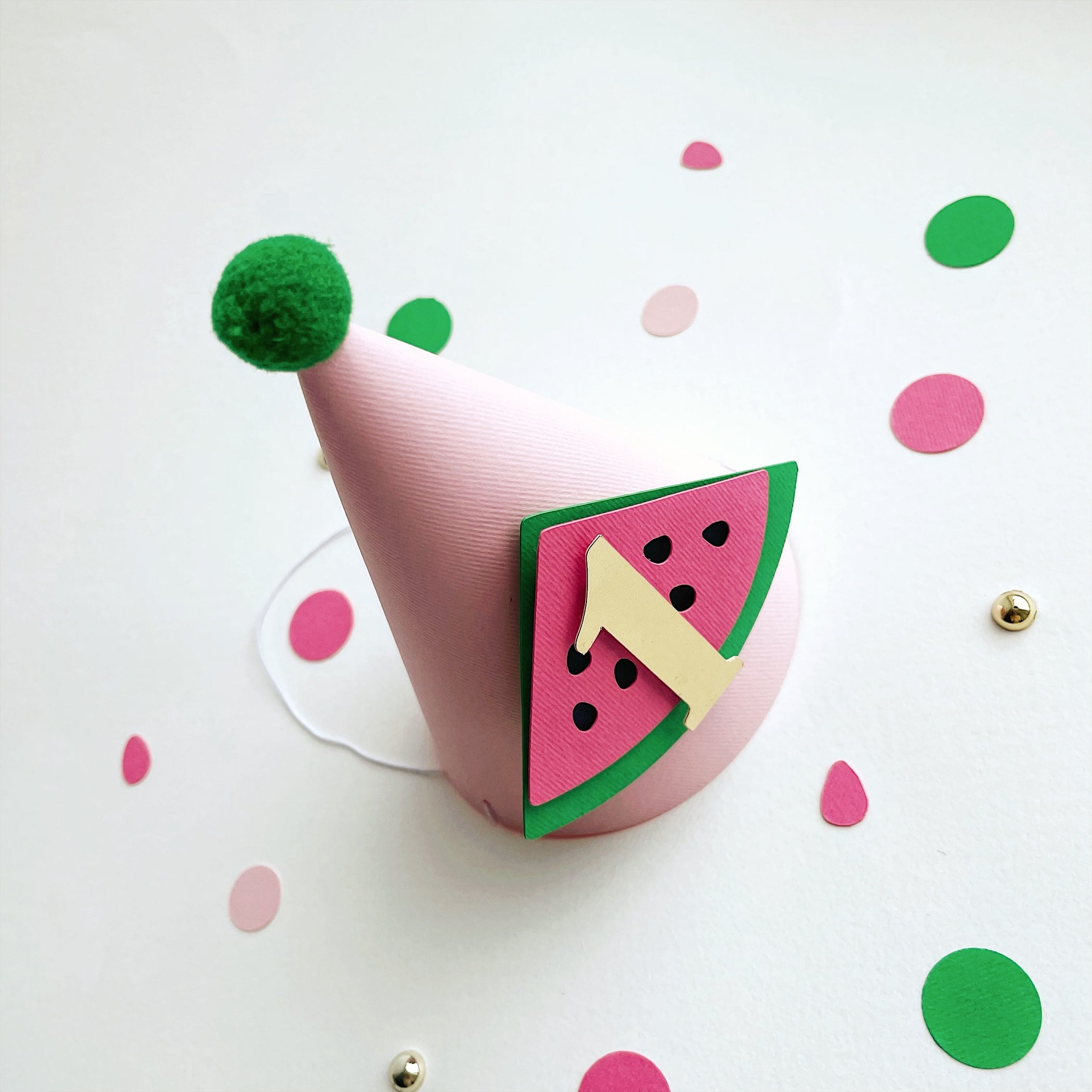 Watermelon Birthday One Party Hat Watermelon 1st Birthday