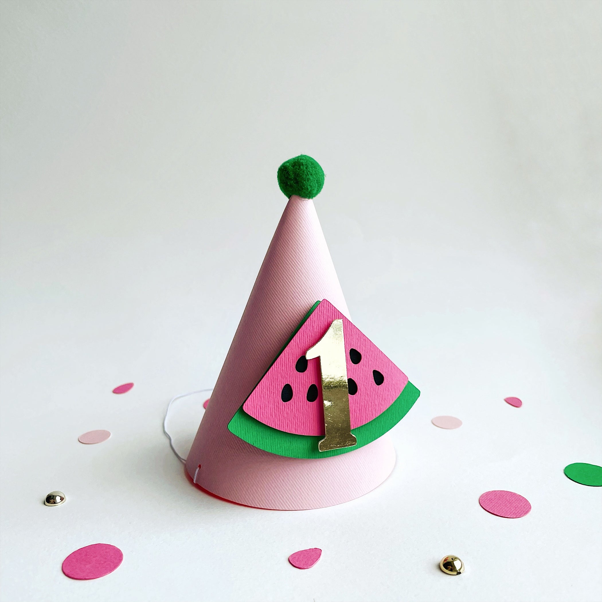Watermelon Birthday One Party Hat Watermelon 1st Birthday