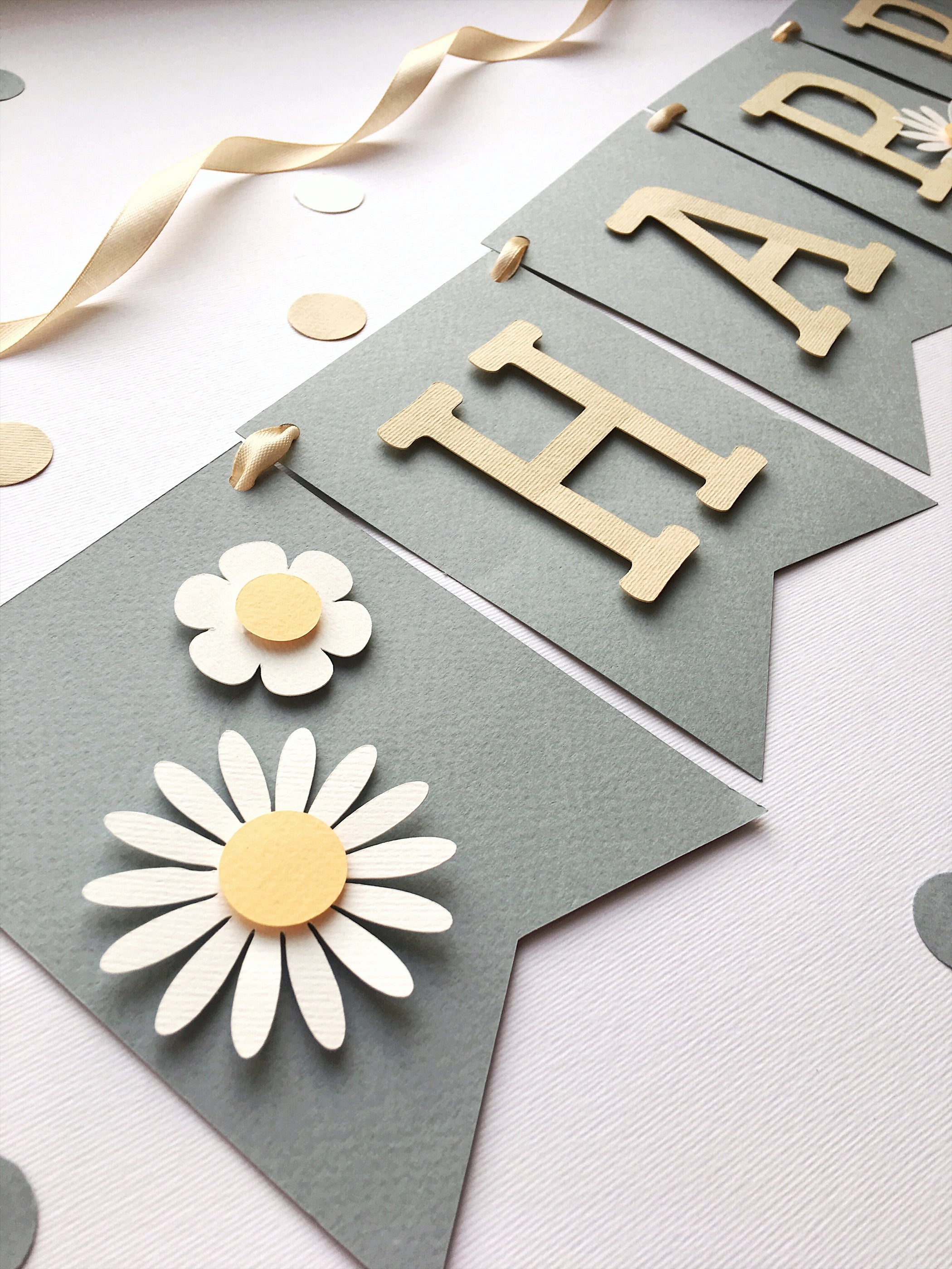 Daisy Birthday Banner for Your Floral Celebratio
