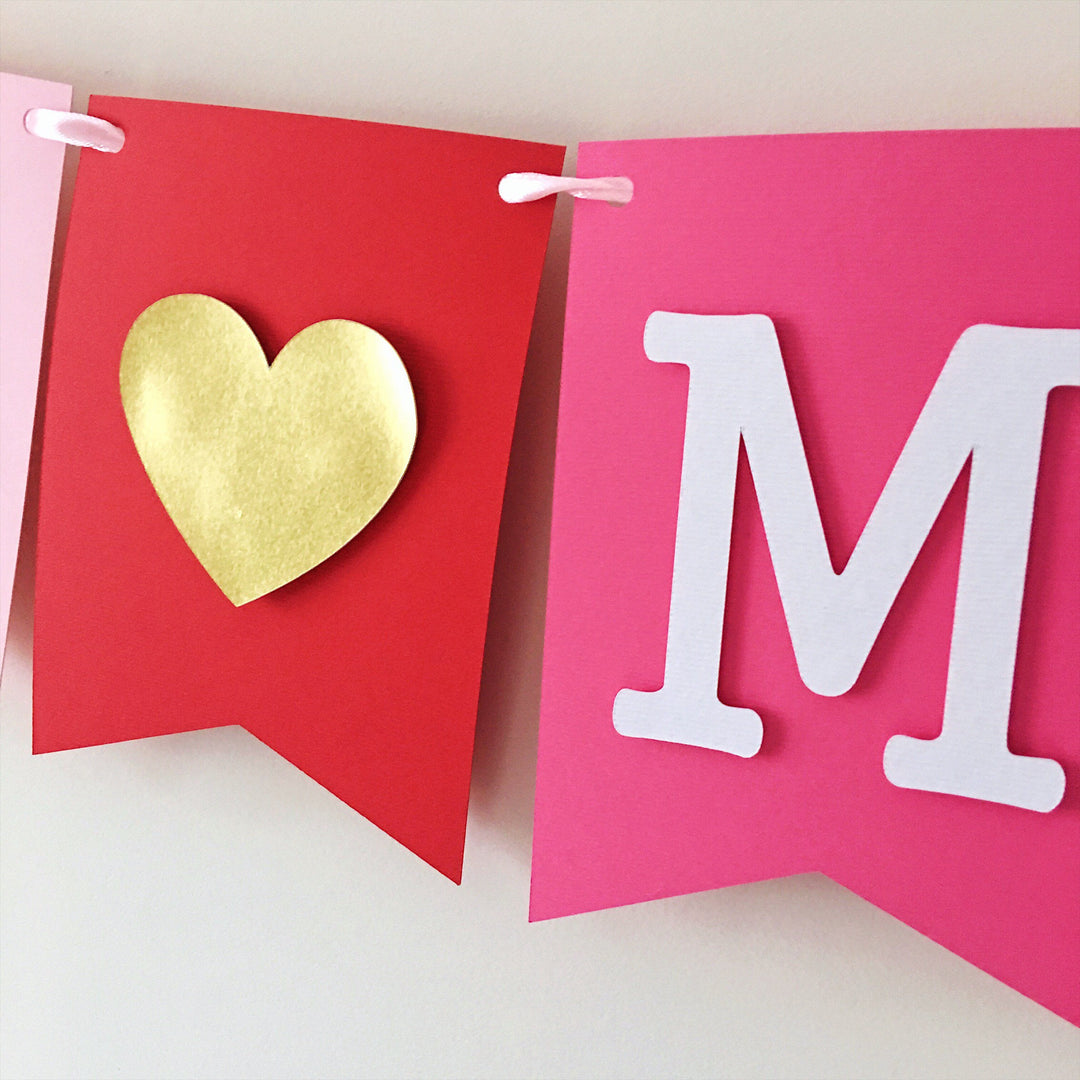 Be Mine Valentine Banner Valentine's Day Party Decorations Valentines ...
