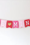 Be Mine Valentine Banner Valentine's Day Party Decorations Valentines ...
