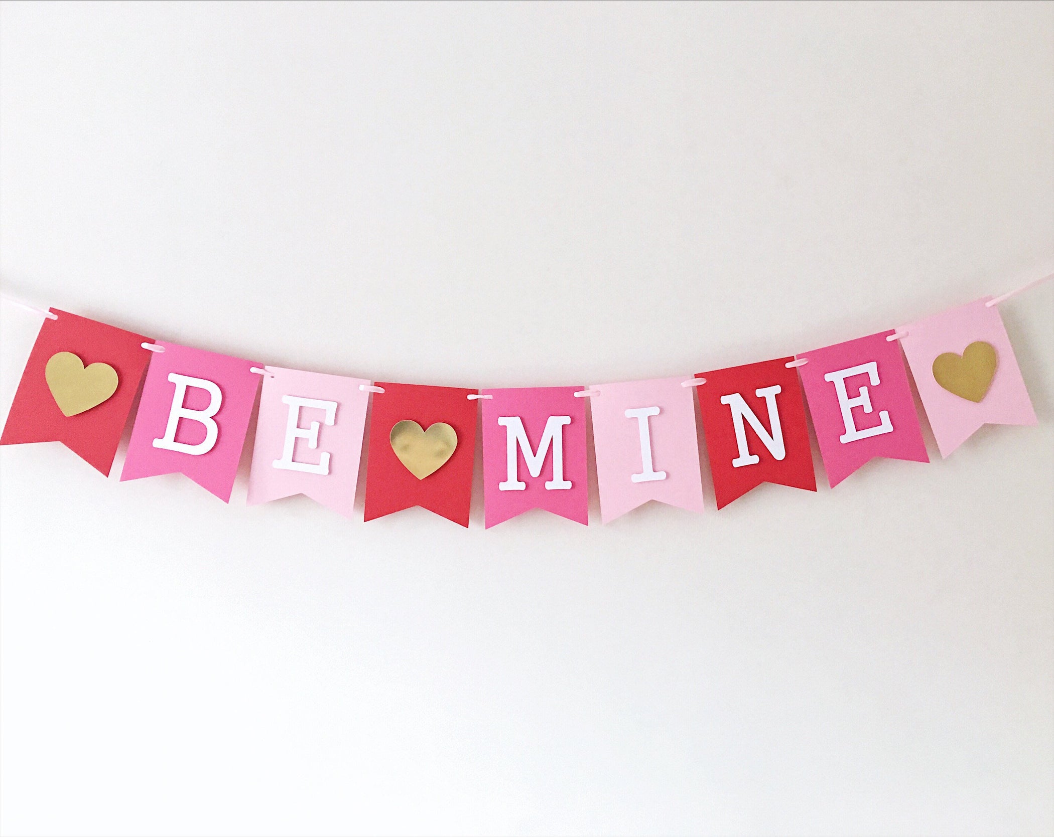 Be Mine Valentine Banner Valentine's Day Party Decorations Valentines ...