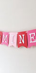 Be Mine Valentine Banner Valentine's Day Party Decorations Valentines ...